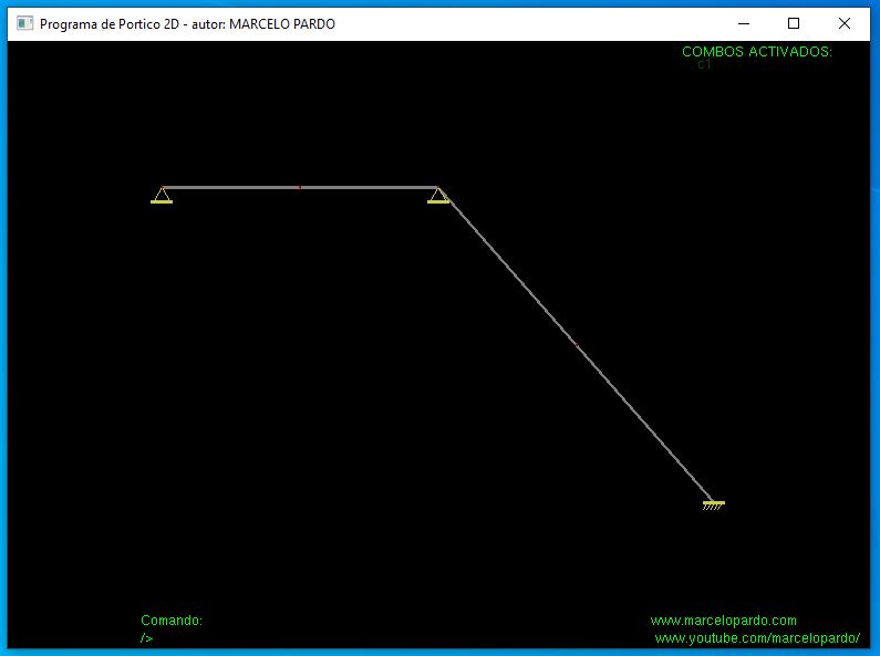 PROGRAMA DE ANÁLISIS DE PÓRTICOS EN 2 DIMENSIONES: MATRIX-PRO
